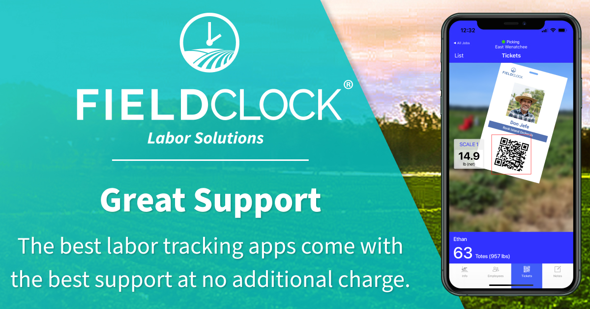 FieldClock Support - Experts are standing by and ready to help